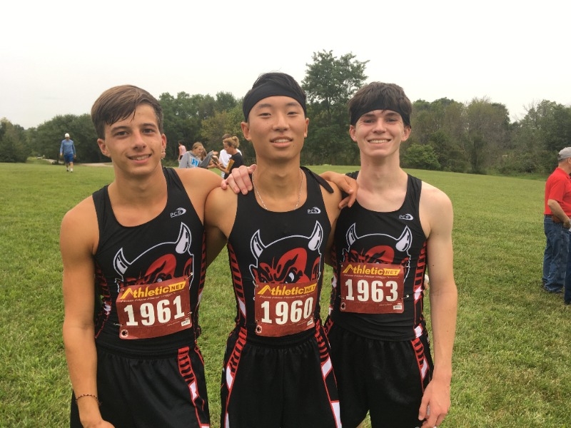 Lamoni Community Schools - Demon Cross Country Running Hard